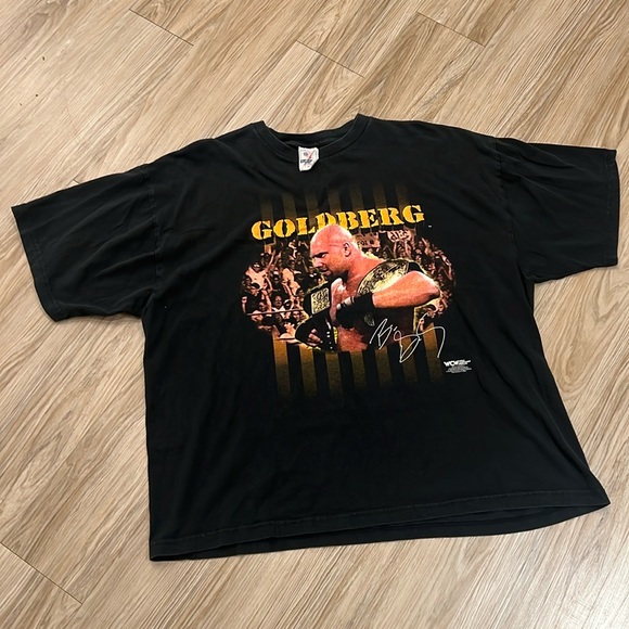 WWE | Shirts | Vintage 998 Goldberg Wrestling Wwe Wwf Wcw Shirt | Poshmark